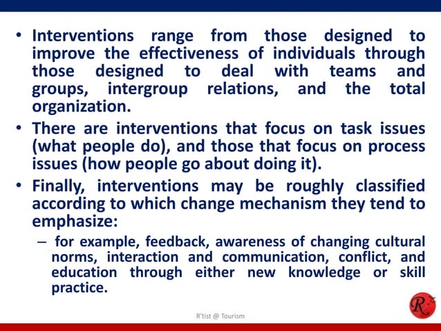 Organizational Development Interventions | PPTX | Business | Business ...