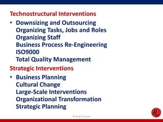 Organizational Development Interventions | PPTX