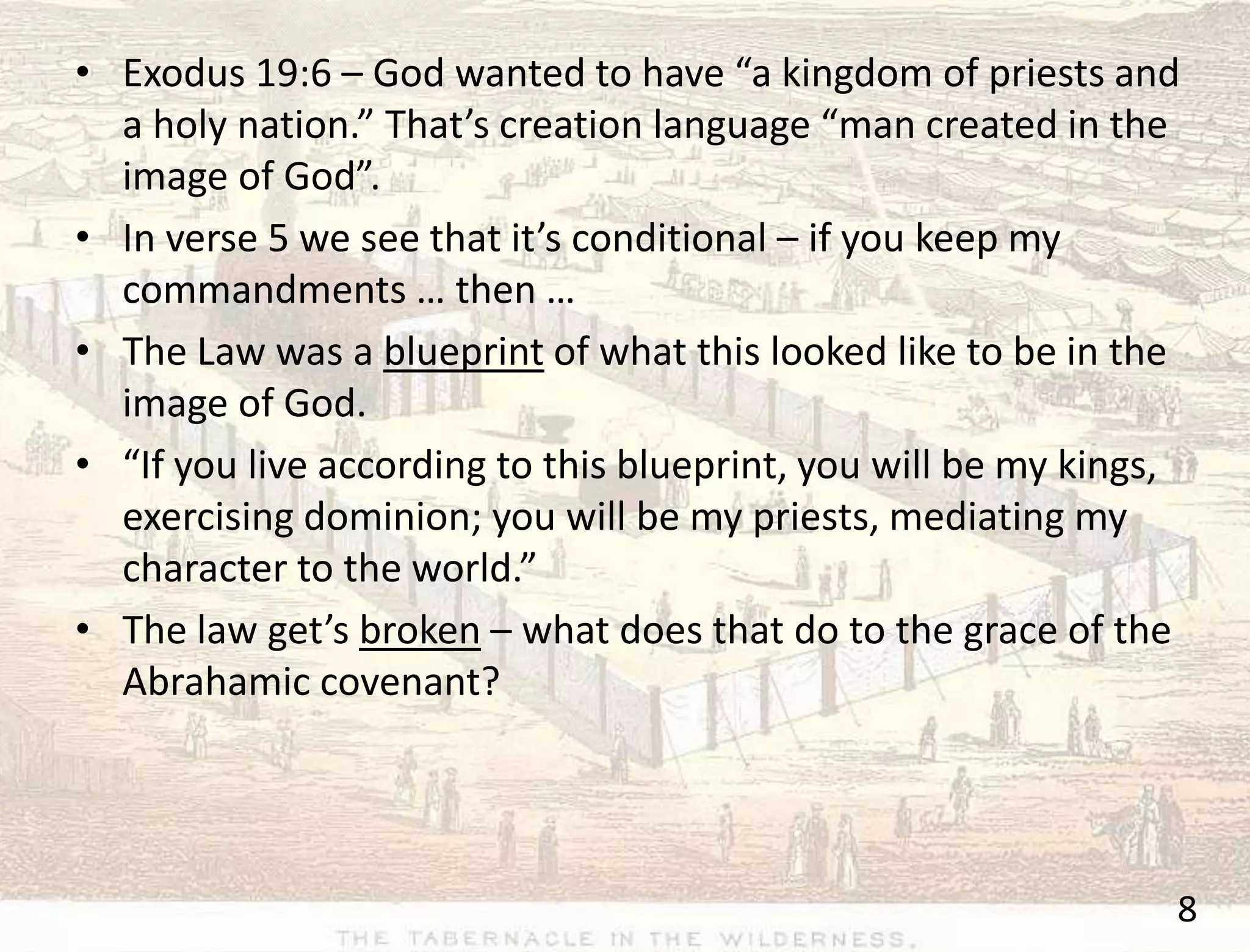 Session 05 Old Testament Overview - Exodus 20-40 | PPT