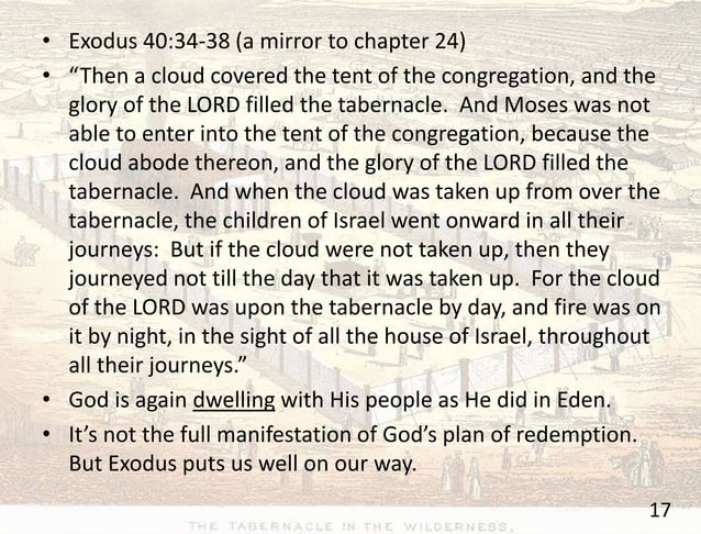 Session 05 Old Testament Overview - Exodus 20-40 | PPT
