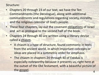Session 05 Old Testament Overview - Exodus 20-40 | PPT