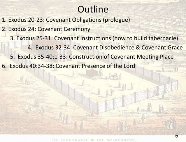 Session 05 Old Testament Overview - Exodus 20-40 | PPT