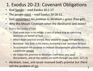 Session 05 Old Testament Overview - Exodus 20-40 | PPT