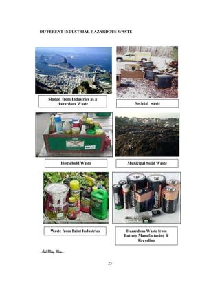 overview on hazardous wastes and its management | PDF