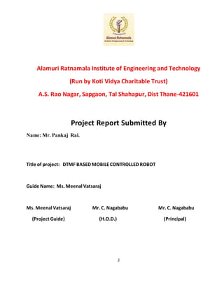 Pankaj project report | DOCX