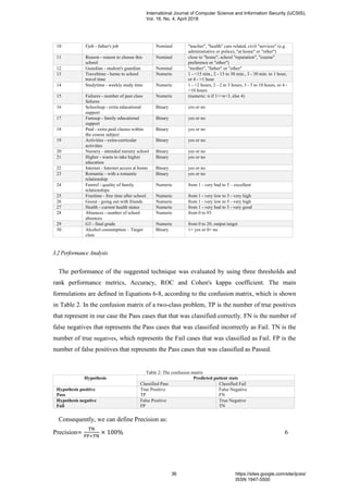 Student Alcohol Consumption Prediction: Data Mining Approach | PDF