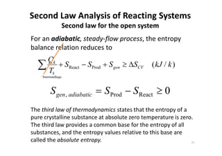 05 part2 steady flow analysis of reacting mixtures | PPT