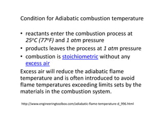 05 part2 steady flow analysis of reacting mixtures | PPT