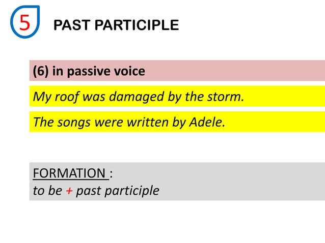 7 writing rules : Part 5 Past Participle | PPT | Free Download