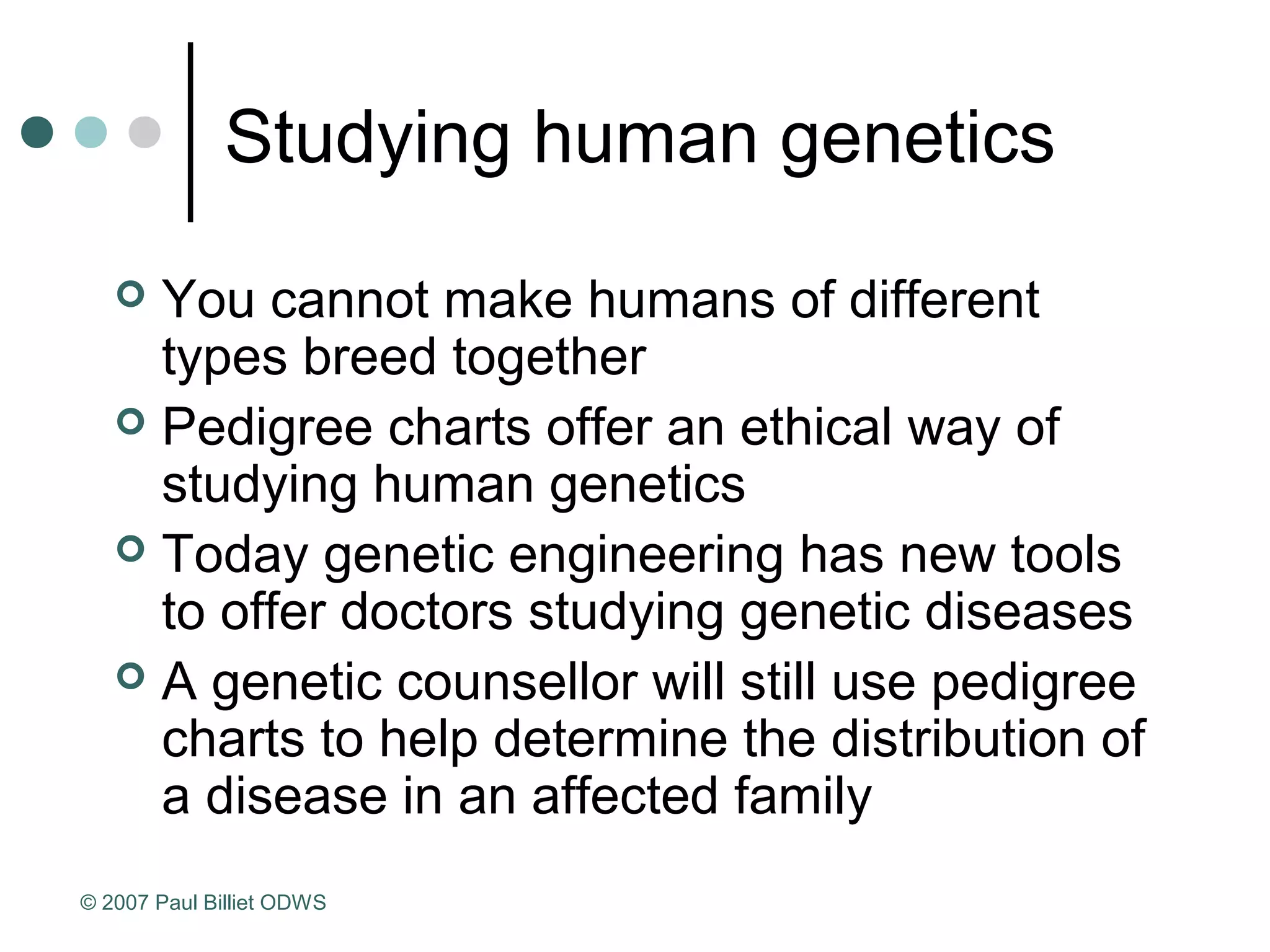 05 pedigree charts | PPT