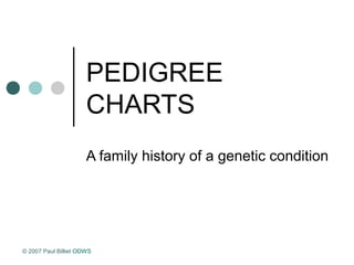 Genetic Pedigree Charts