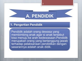 pendidik dan anak didik | PPTX