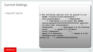 MySQL Manchester TT - Performance Tuning | PPT