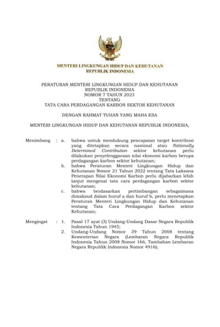 05_PERMEN LHK_7_2023_TATA_CARA_PERDAGANGAN_KARBON.pdf