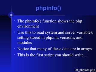 Php introduction with history of php | PPT