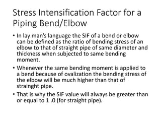 pipe stress analysis for piping engineering | PPTX