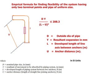 pipe stress analysis for piping engineering | PPTX