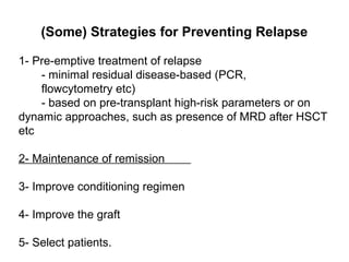 POST TRANSPLANT THERAPY FOR AML: Marcos Delima | PPT