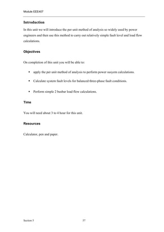 Power system calculations | PDF