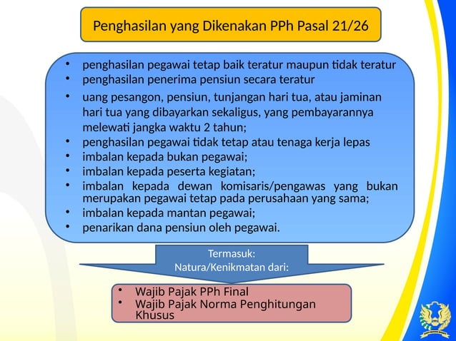 PPT PPh pasal 21 (Pajak Penghasilan pasal 21) | PPTX