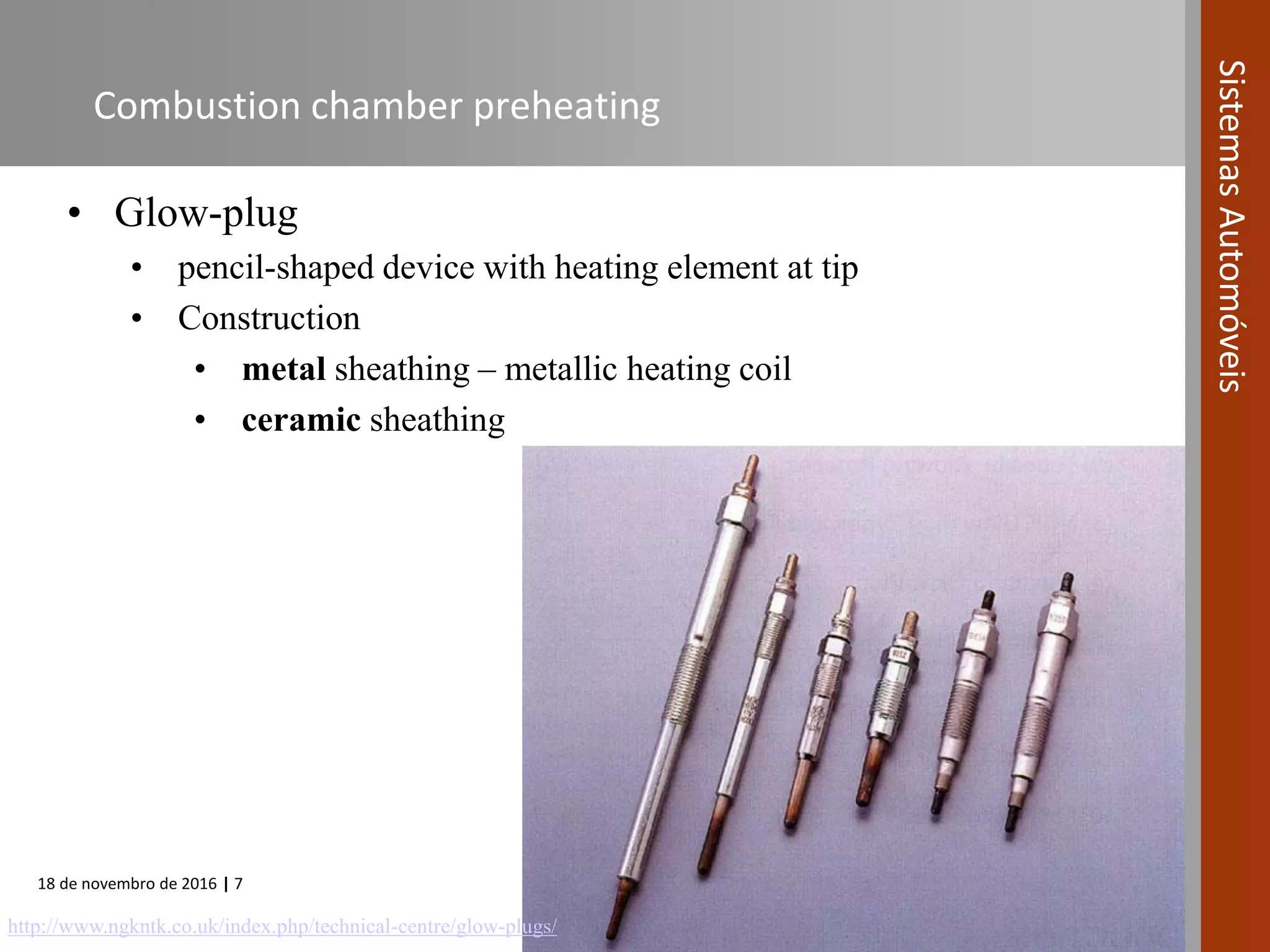 Automotive Systems course (Module 05) - Preheating Systems for vehicles ...