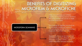 Microfilm and Microfiche Scanning | PPT