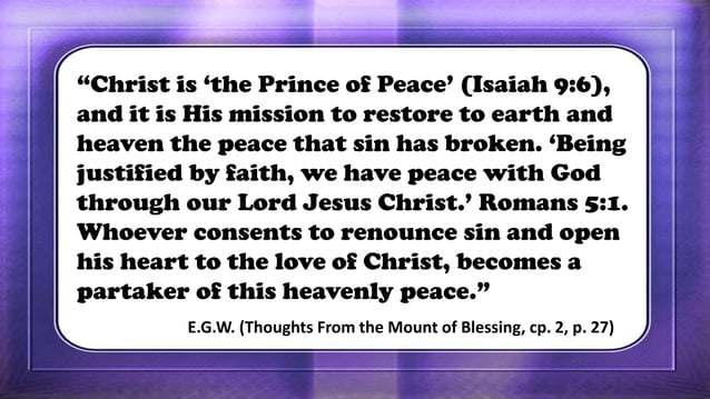 05 prince of peace | PPTX | Christianity | Religion & Spirituality