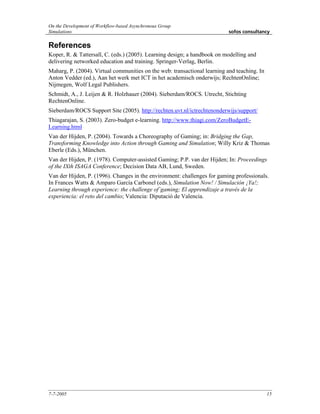 On the Development of Asynchronous Workflow-based Group Simulations ...