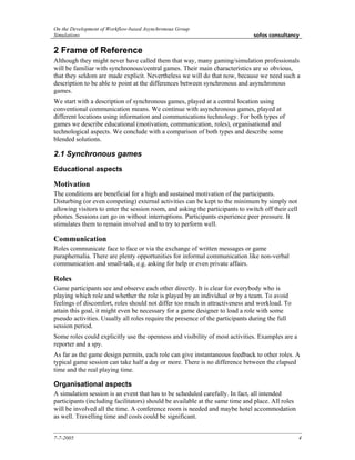 On the Development of Asynchronous Workflow-based Group Simulations ...