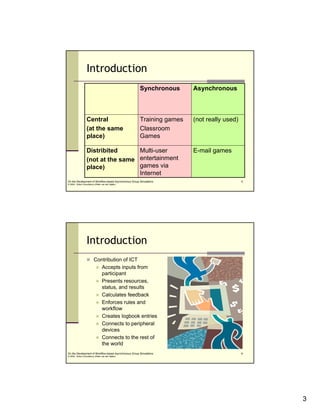On the Development of Asynchronous Workflow-based Group Simulations [slides] | PDF | Free Download