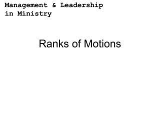 5 Rank of Motions | PPTX