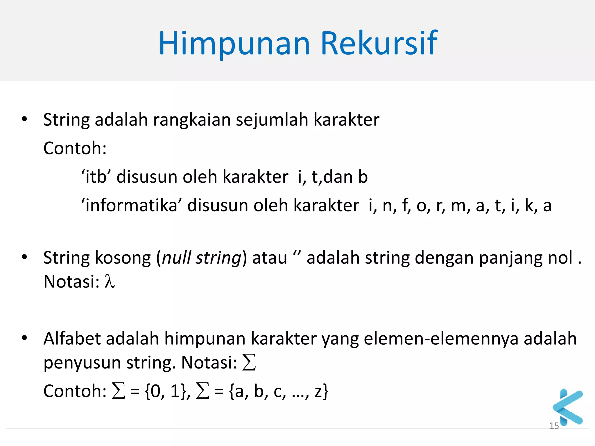 Matematika Diskrit - 05 rekursi dan relasi rekurens - 01 | PDF
