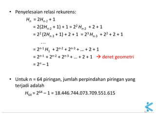 Matematika Diskrit - 05 rekursi dan relasi rekurens - 03 | PDF