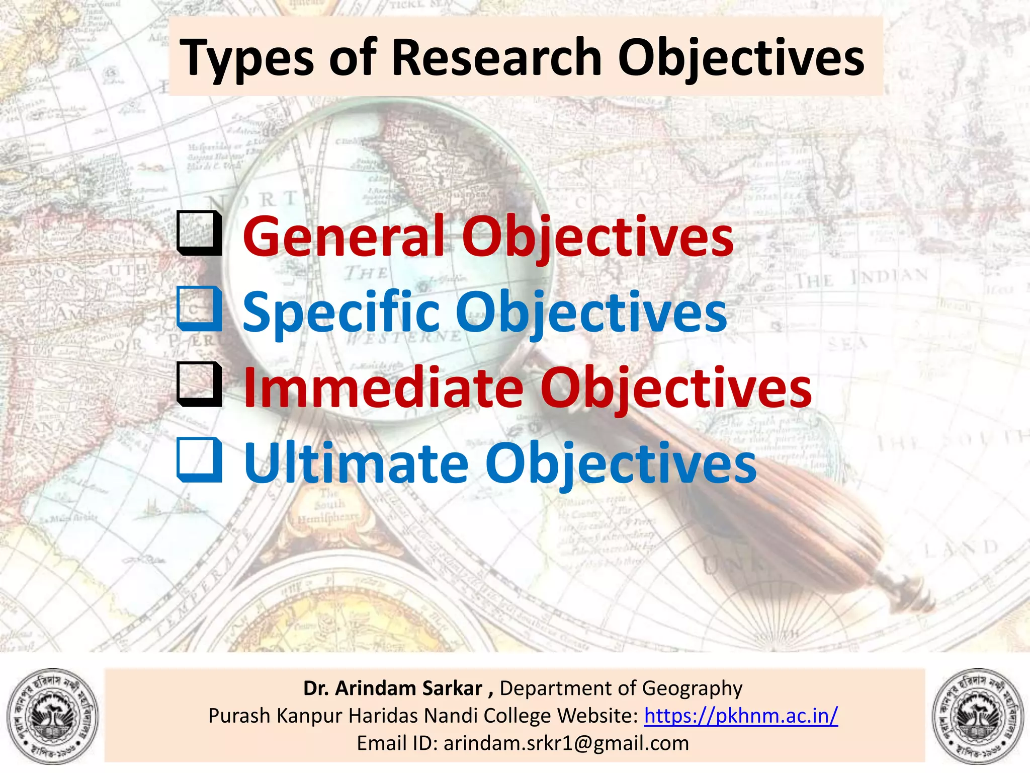 Research objectives | PPTX