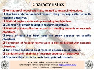 Research objectives | PPT