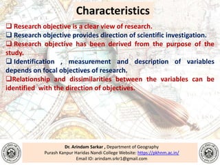 Research objectives | PPT
