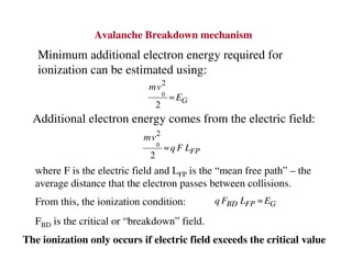 05 reverse biased junction & breakdown | PPT