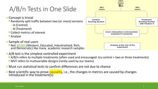 Ronny Kohavi, Microsoft (USA) - Conversion Hotel 2017 - keynote | PPT