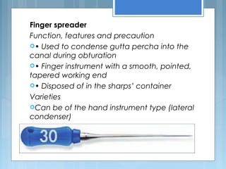 Root canal filling instruments and materials | PPT