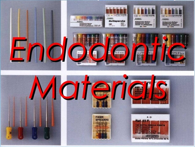 Root canal filling instruments and materials