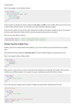 05 ruby classes | PDF