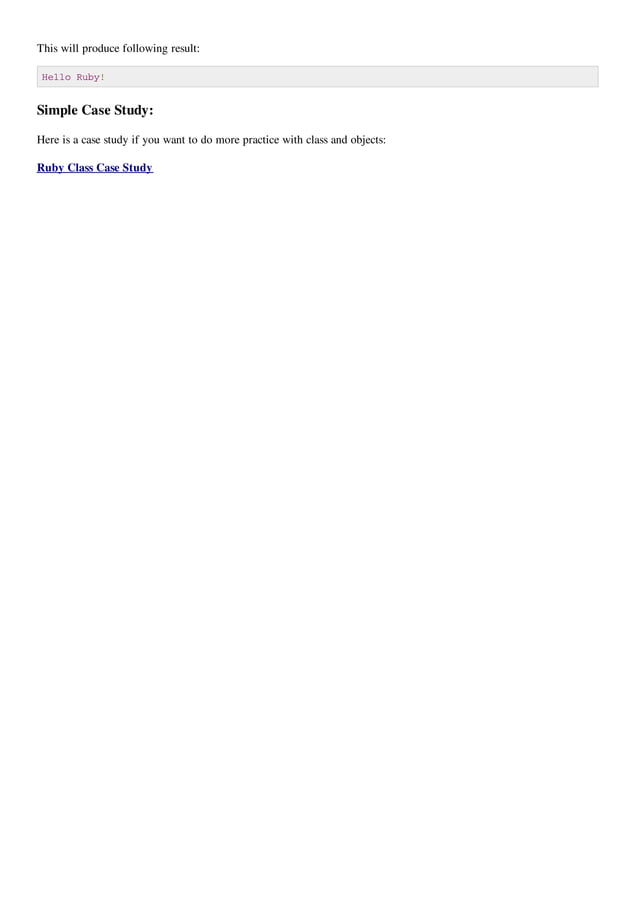 05 ruby classes | PDF