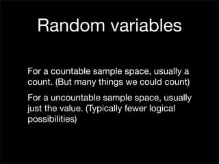 Introduction to random variables | PDF
