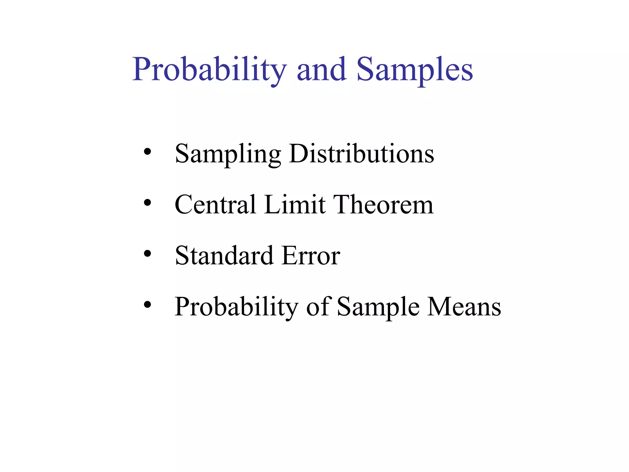 05 samplingdistributions | PPT