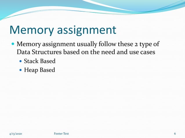 Memory Allocation to a process | PPT