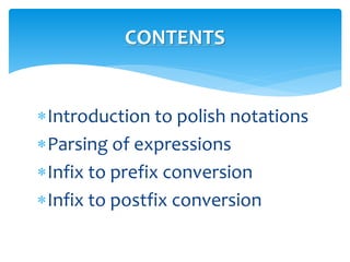 Polish Notation In Data Structure | PPTX