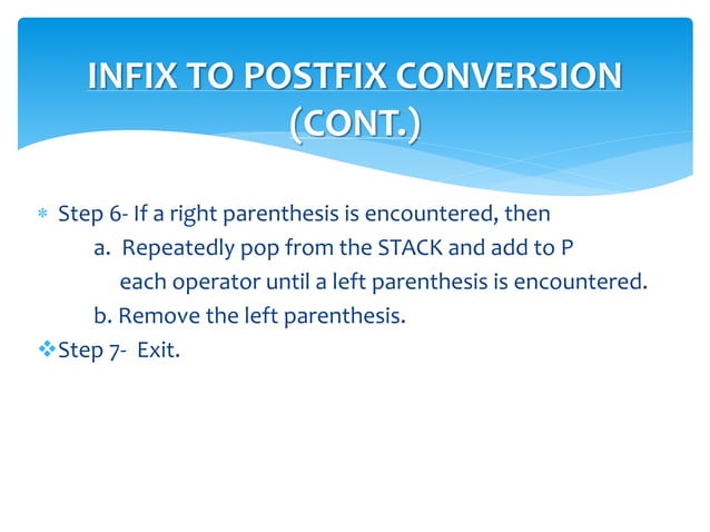 Polish Notation In Data Structure