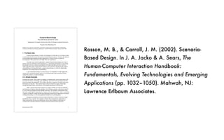 Scenario-Based Design | PDF