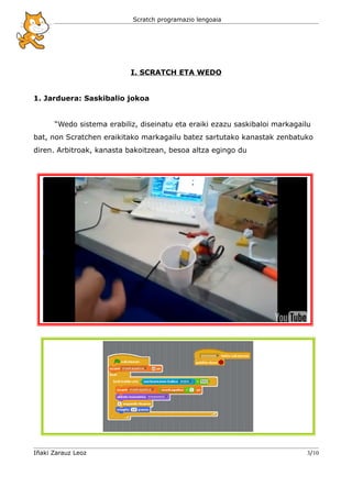 Robotika eta Scratch (Presentación) | PDF