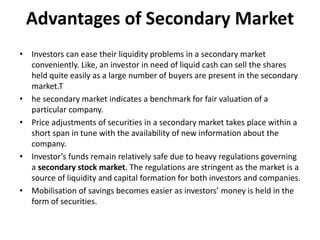 Secondary Market By Vibhor Goyal | PPT